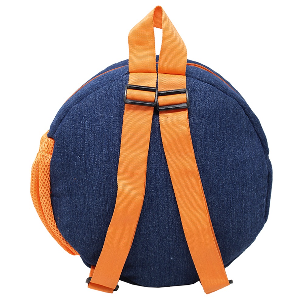Round Denim Backpack – Lion